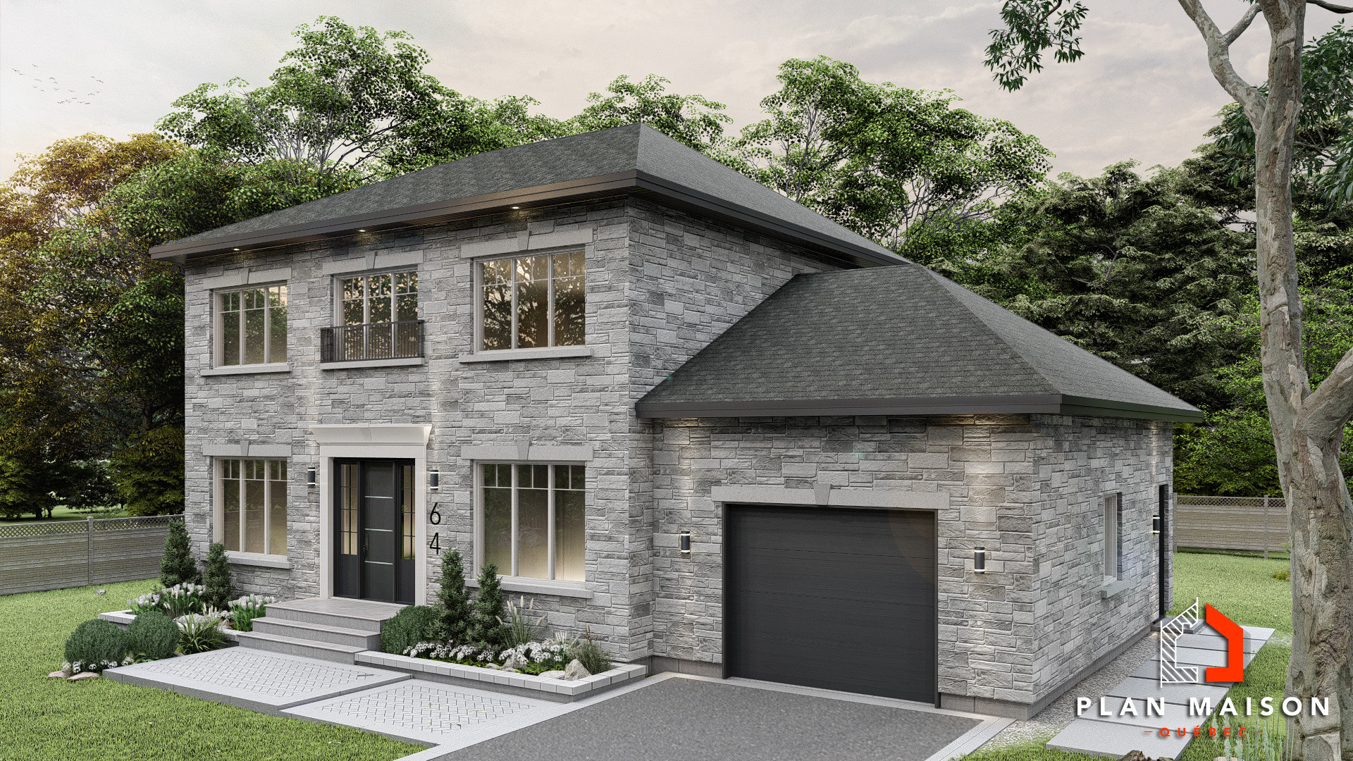 Maison avec garage et sous-sol | Plan Maison Québec